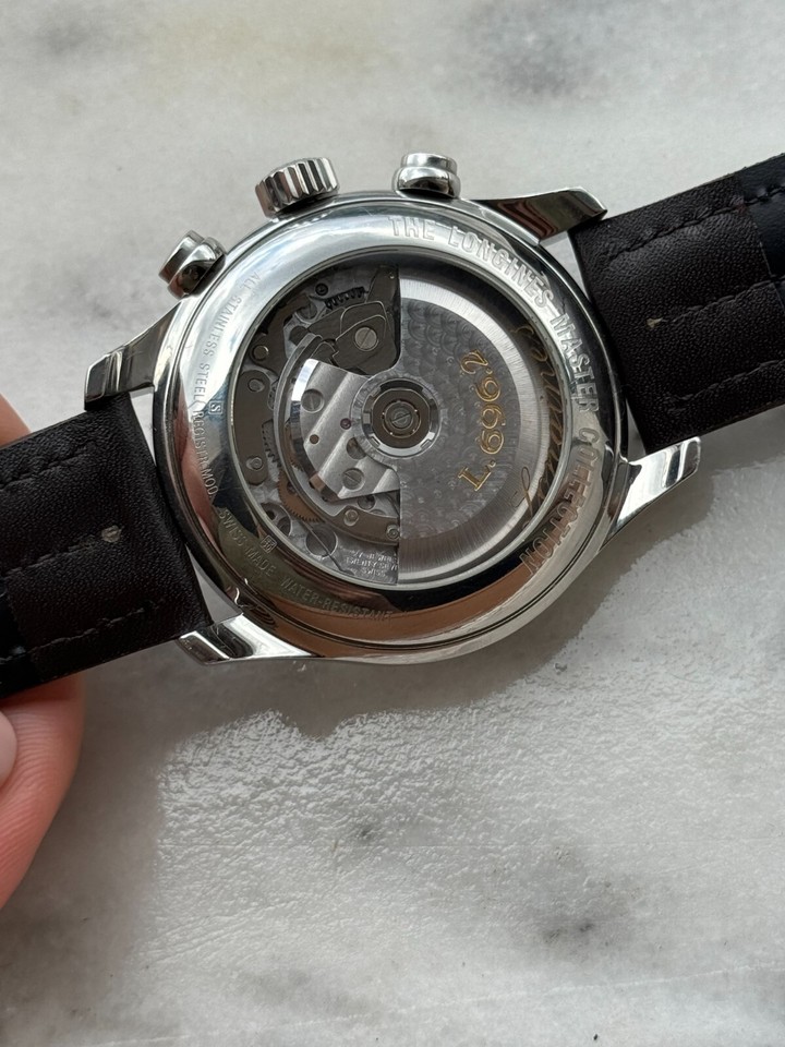Longines Master Collection Watch Chronograph Automatic L696.2 Mens 44mm ...