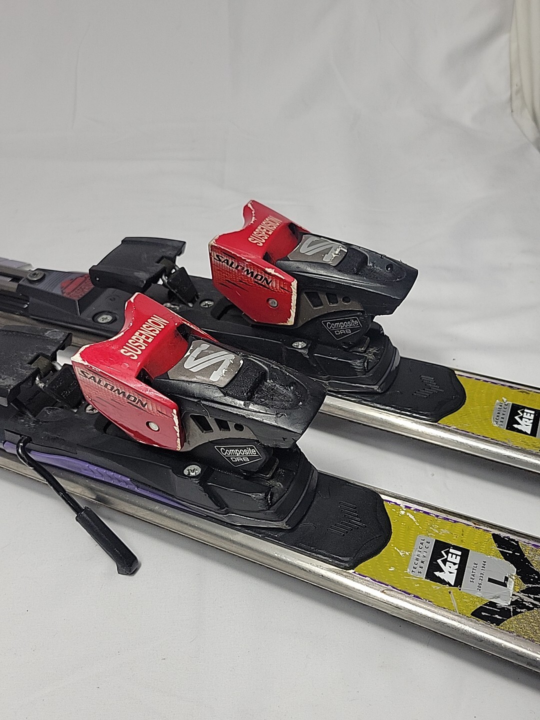 VOLANT SUPER 185cm Carving All Mtn Metal Top Skis SALOMON Composite DR8 ...