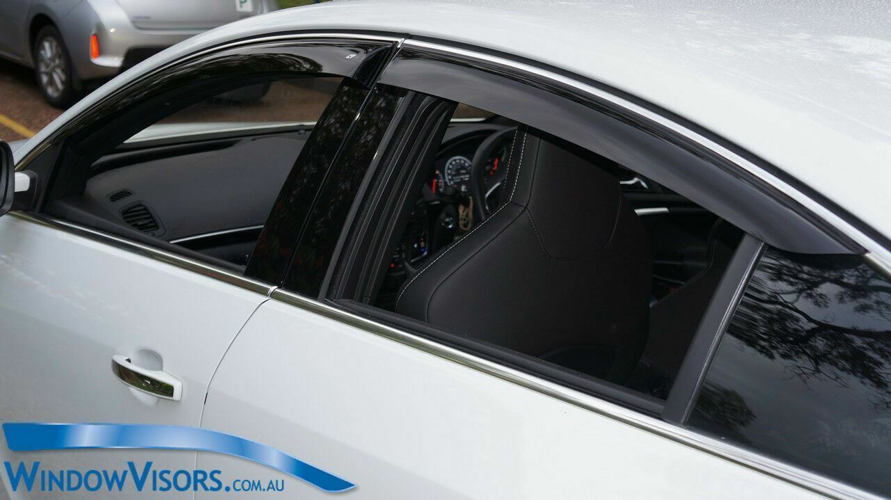 Window Visors WeatherShields 4pcs weather shields for Audi A4 Avant B8 ...