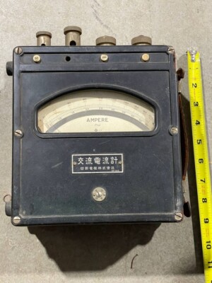 Vintage Japanese Amp meter | eBay