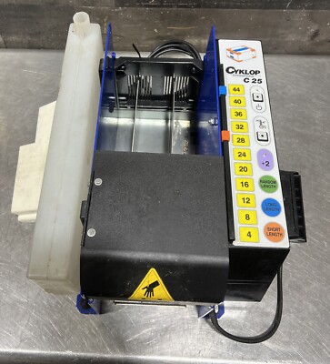 Cyklop C-25 Battery Tape Dispenser. Offered For Parts/Repair. Missing ...