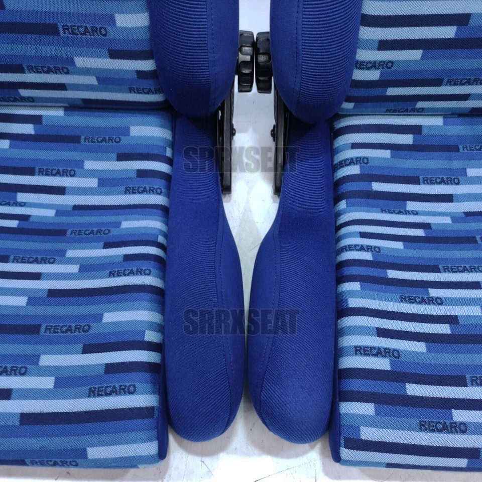 Authentic Recaro LXB Cross Blue Scattering 1 PAIR Full Set Suede Third ...