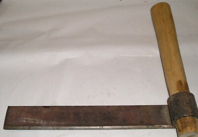 Vintage Froe - Shingle Shake Splitting - Woodworking - w/Wooden Handle ...