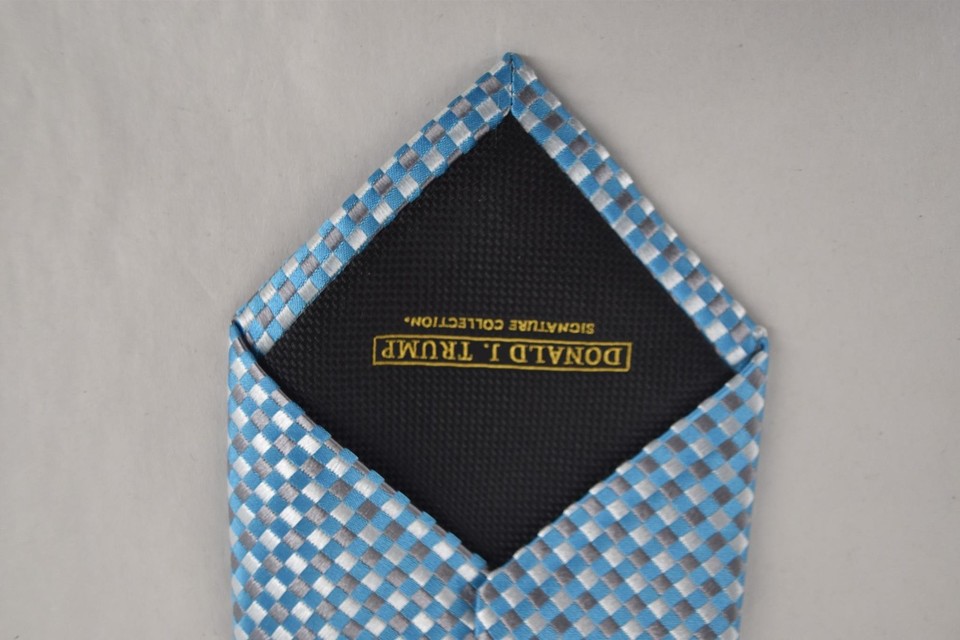 Donald J Trump Signature Collection Light Blue Tie 58" (J4450G) | eBay UK