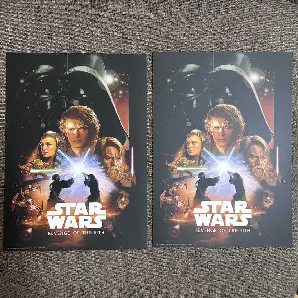 Star Wars Poster Collection Gacha Set of Nine A4 Posters Used | eBay