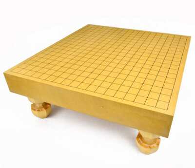 Goban Japanese Igo Game Shin-Kaya Wooden Go-Board with Legs from Japan ...