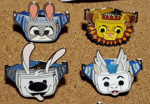 Disney Pins Fanntasy Fanny Pack Pins COMPLETE SET Stitch Dumbo Sven ...