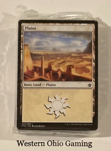 Magic MTG Khans Of Tarkir Fat Pack 80-Card Basic Land Pack NEW TCG CCG ...