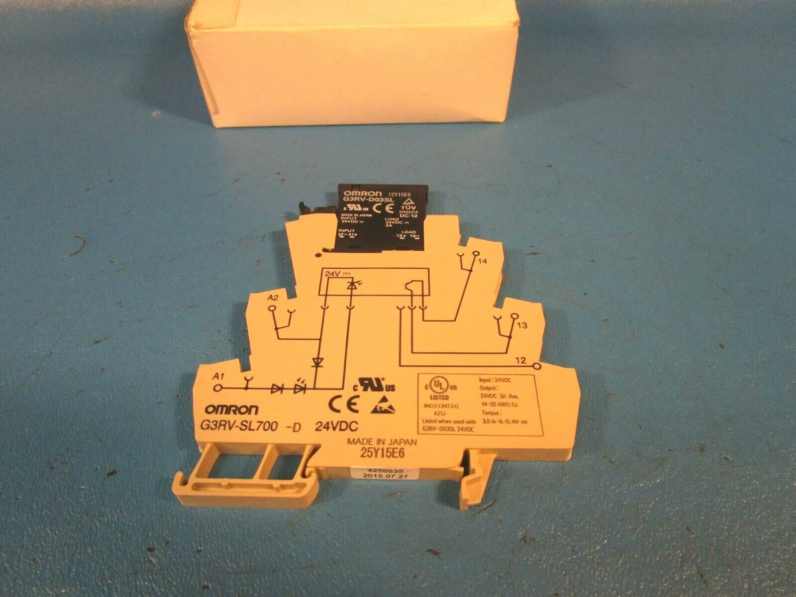 Omron, G3RV-SL700-D Solid State Relay w/ G3RV-D03SL, Japan | eBay