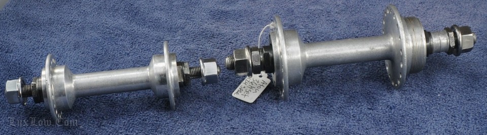Vintage ATOM Road Bike HUBS 36h Axle Nuts Schwinn Maillard BMX ...