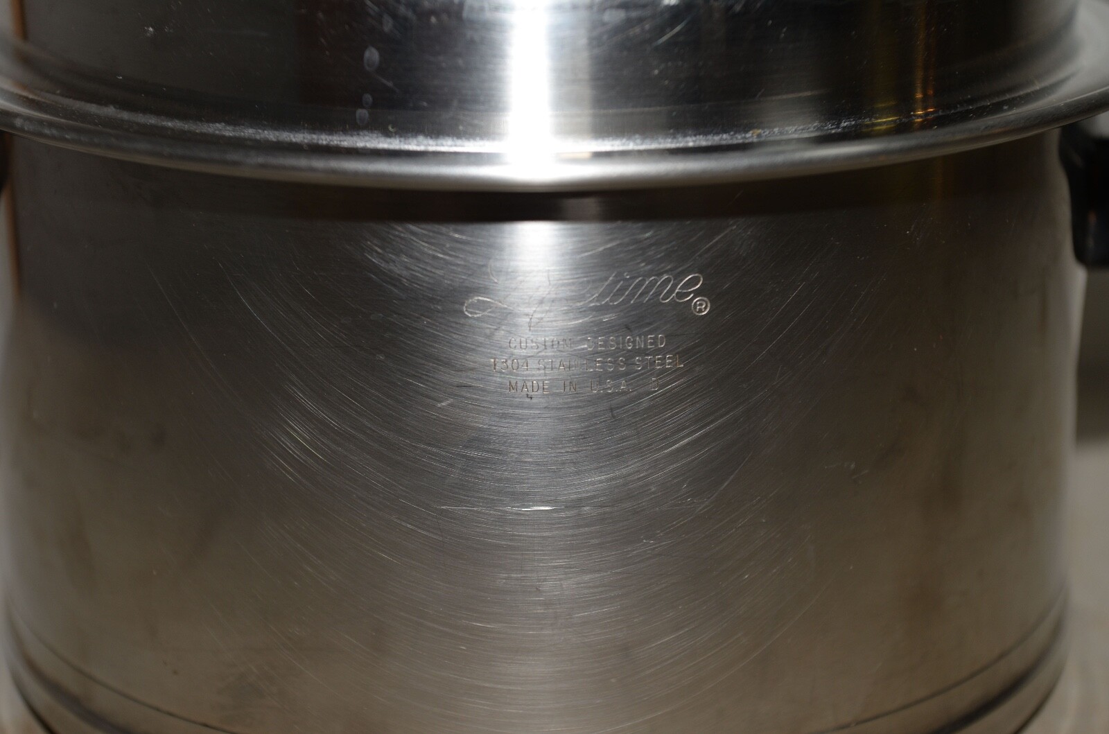 Lifetime Waterless cookware 4 quart stock pot stainless steel vintage ...