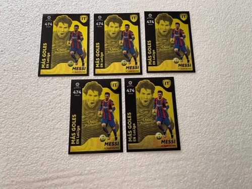 Panini Spanish La Liga 2021-2022 5 x Lionel Messi Más goles en LaLiga ...