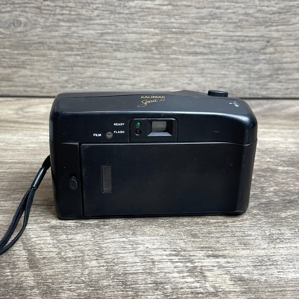 Kalimar Spirit AF Auto Focus Black Built-in Flash Point & Shoot Film ...