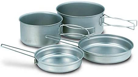 Snow Peak Multi Compact Cookset - Durable, Lightweight Stacking Pots ...