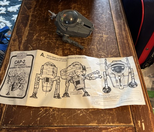 Star Wars Assembly Instructions The Empire Strikes Back 1982 CAP-2 ...