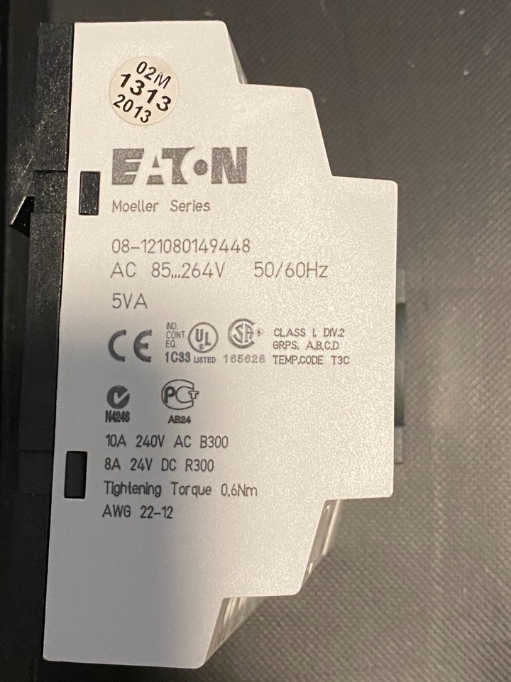 Eaton - Cutler Hammer EASY512-AC-RC Smart Relay, EZ-500, 12 I/O-8 In ...