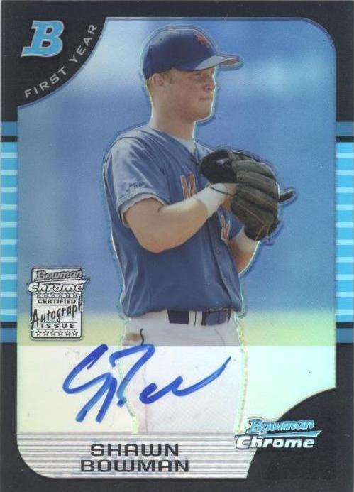 2005 Bowman Chrome - First Year Autograph Shawn Bowman #347 Refractor ...