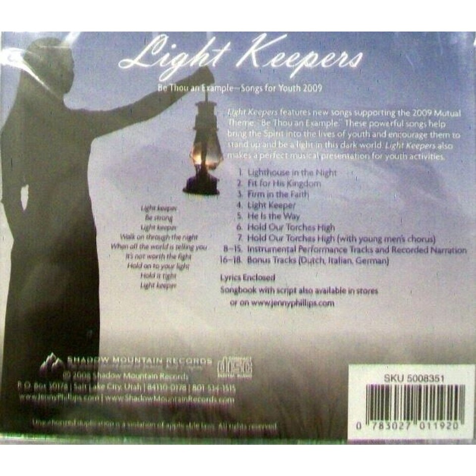Light Keepers: Be Thou an Example - Songs for Youth 2009 by Jenny ...