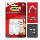 Command Medium Utility Hooks, 2-Command Hooks, 4-Command Strips,Damage ...
