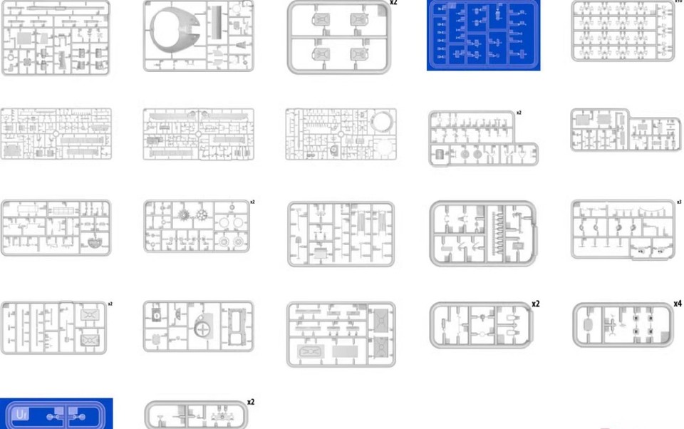 MINIART 37044 1/35 Scale Tiran 4 Sharir Early Type w/Dozer Blade Model ...