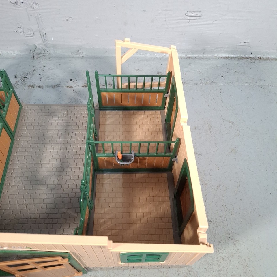 RARE Schleich Farm World Horse Barn 42195 Toy Building Stable | eBay