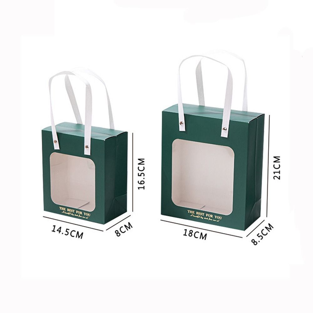 Solid Color Gift Bags with Clear Window Wedding Distributions Bags | eBay