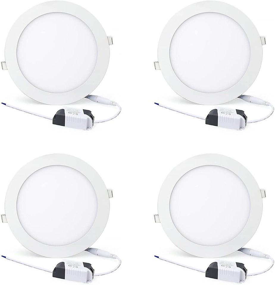 50/100× 18W Recessed Led Ceiling Downlight Panel Light Lamp Natural ...