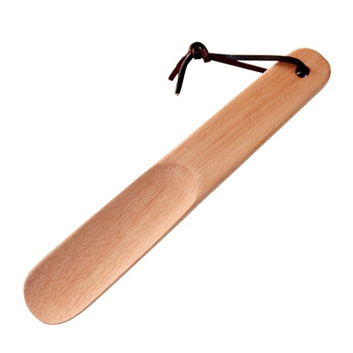 Medium Shoehorn Wooden Shoes Lifter Durable Shoe Horn Simple shoe ...