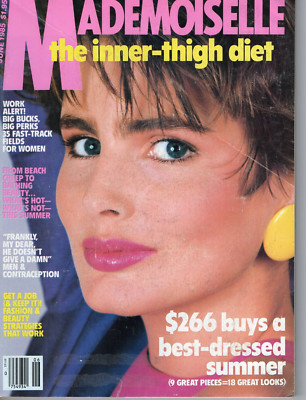 Mademoiselle Magazine June 1985 Alexis Singer Inner Thigh Diet RARE FOR ...
