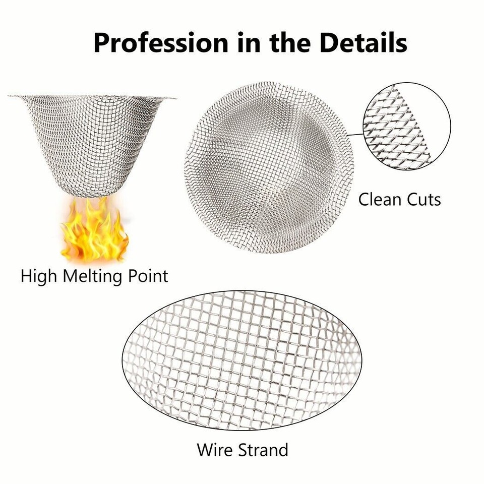 60Pc Bowl Screens for 14MM Glass Bowl Stainless Steel Adjustable Bowl ...