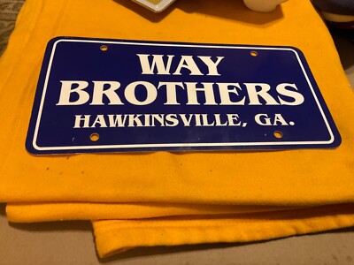 Dealership Thin Plastic License Plate Way Brothers Chevrolet ...