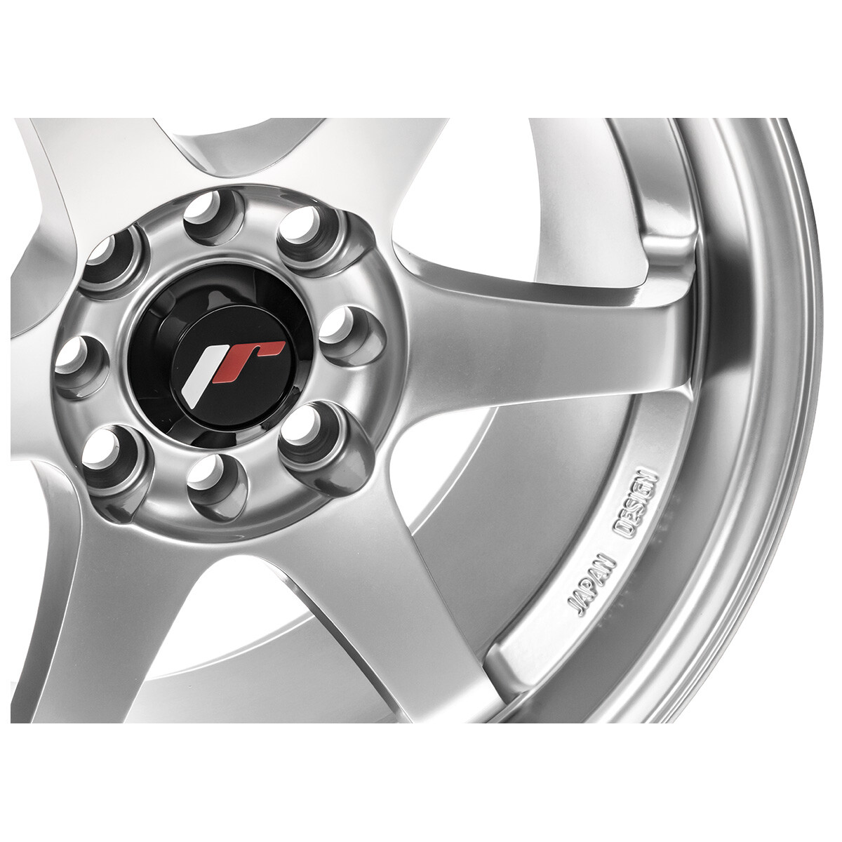 Japan Racing JR3 Alloy Wheel 15x8" 4x100 / 4x108 ET25 Hyper Silver 6 ...