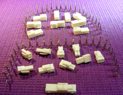 x25 JST HXH SETS MALE FEMALE INLINE LOCKING 2 WIRE CONNECTOR HOUSING ...