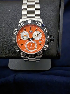 tag heuer formula 1 orange dial | eBay
