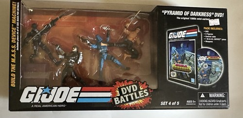 GI JOE DVD BATTLES PYRAMID DARKNESS BUILD THE MASS DEVICE SET 4 OF 5 ...