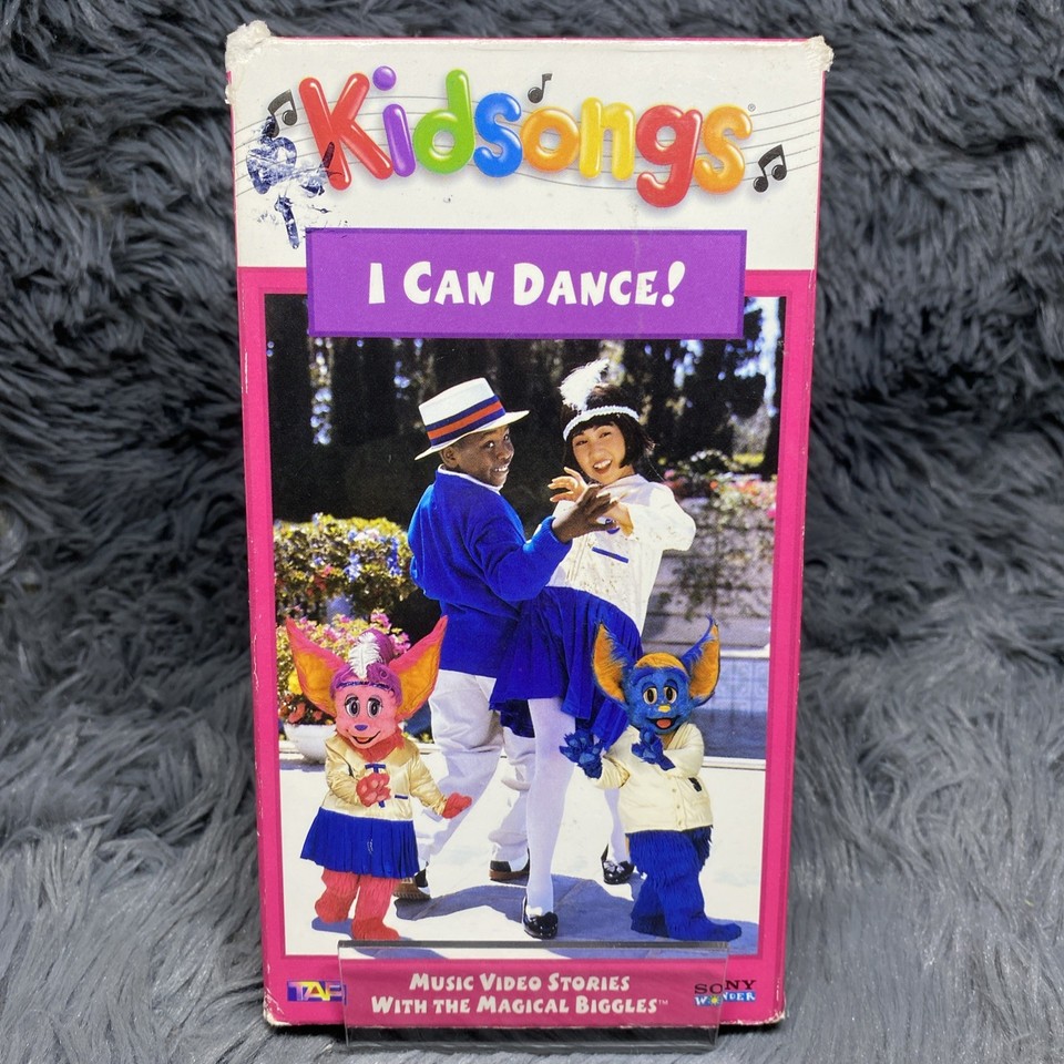 Kidsongs: I Can Dance VHS Tape 1998 Music Video Stories Magical Biggles ...