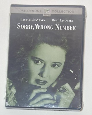 Sorry, Wrong Number (DVD, 2002) Barbara Stanwyck, Burt Lancaster New ...