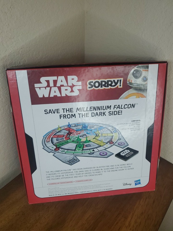 STAR WARS Sorry! Board Game 2014, missing one deflector shield token ...