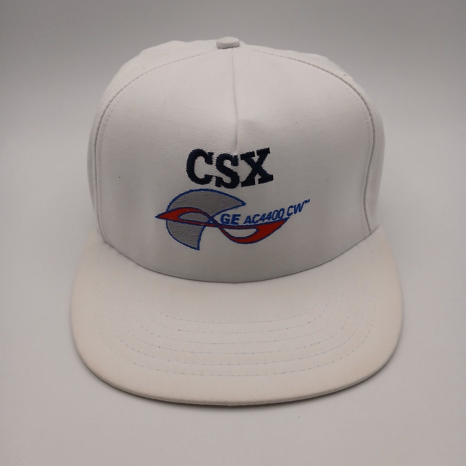 Vintage CSX Railroad Hat Advertising Trucker Cap GE A… - Gem
