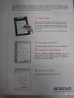 Acecad DigiMemo 692 Digital Writing Pad Computer Input Device 32MB ...