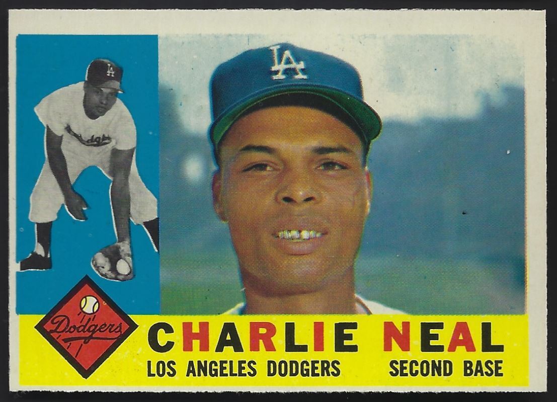 1960 Topps Charlie Neal ,. Los Angeles Dodgers #155 | eBay