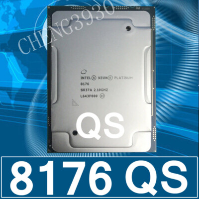 Intel Xeon Platinum 8176 QS CPU 28 Core 2.1GHz QMQ3 SR37A CPU Processor ...