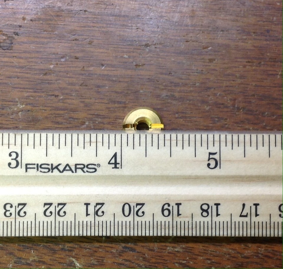 7/16" Dia Slotted Grand Piano Action Upstop Rail Prop Nut, 10 Pack ...