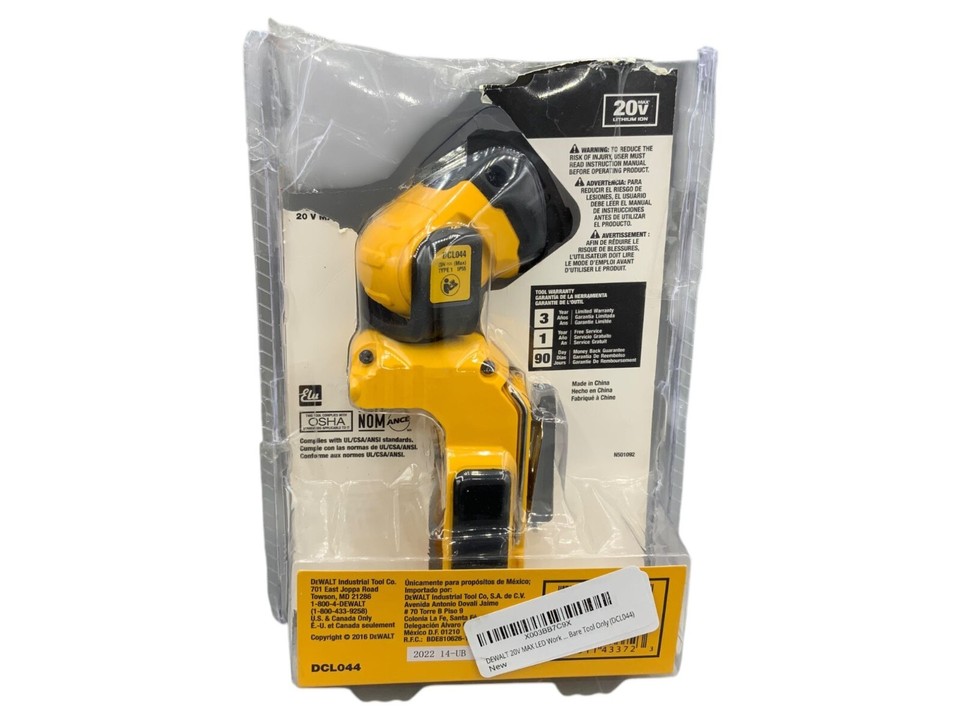 DeWalt 20V Max LED Worklight DCL044 | eBay