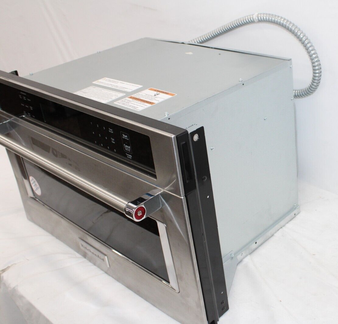 KitchenAid KMBP100ESS 1.4 Cu. Ft. Built-In Convection Microwave ...