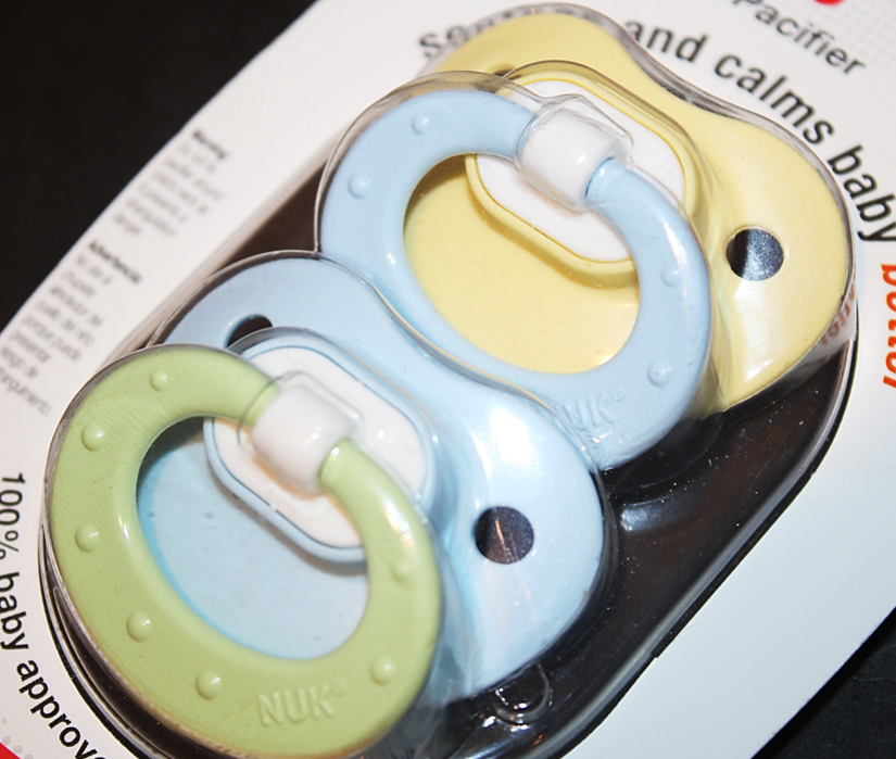 NUK Pacifiers 0-6 Mo. Silicone Set of 4 BPA Free Orthodontic 2 Packs ...