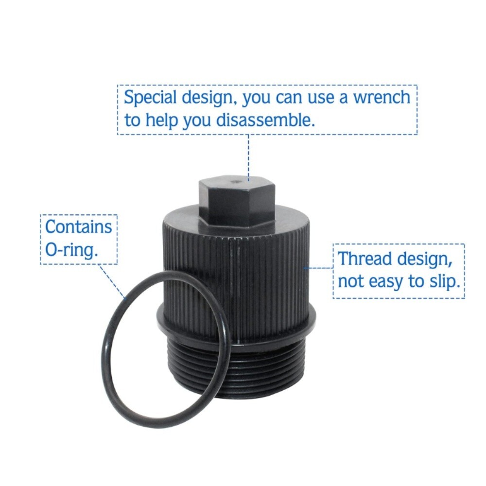 Drain Plug Cap Assembly Replaces 190030 Fits for Pool and Spa Filter ...