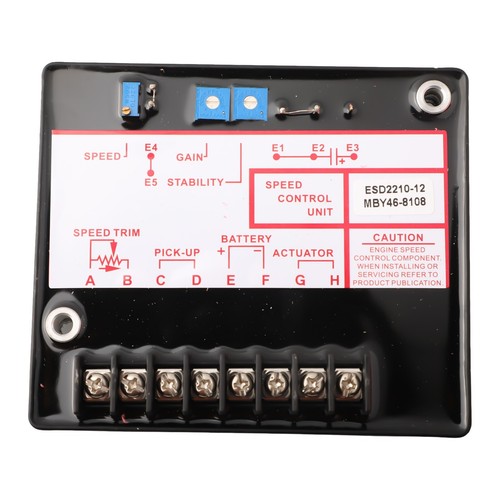 ESD2210 12 Generator Governor Control Panel Speed Adjustment Controller ...