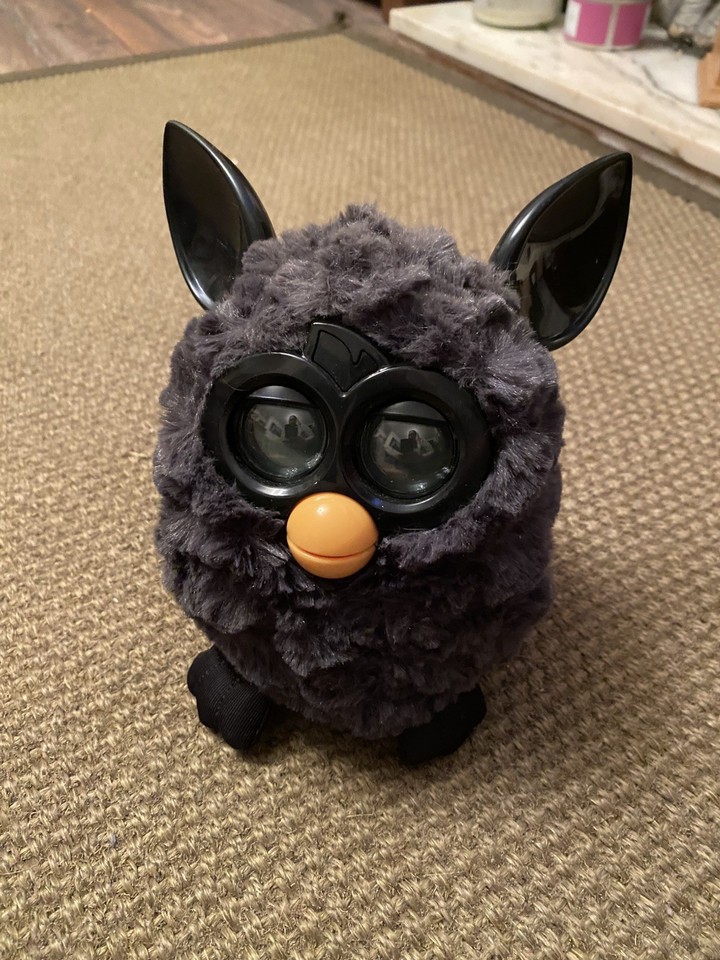 Furby- 2012 Hasbro Tiger Electronics Inc Dark Grey, Working Pre-owned ...