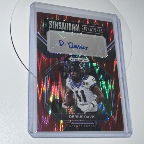 2023 Panini Prizm Draft Picks - Derius Davis Flash RC Auto /5 | eBay